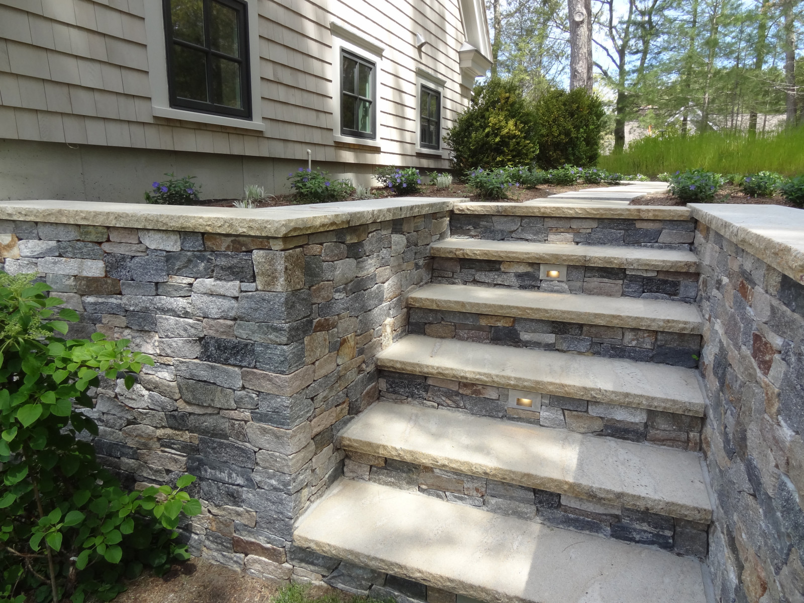 11 Most Charming Covering Concrete Steps with Stone Veneer Ideas You ...